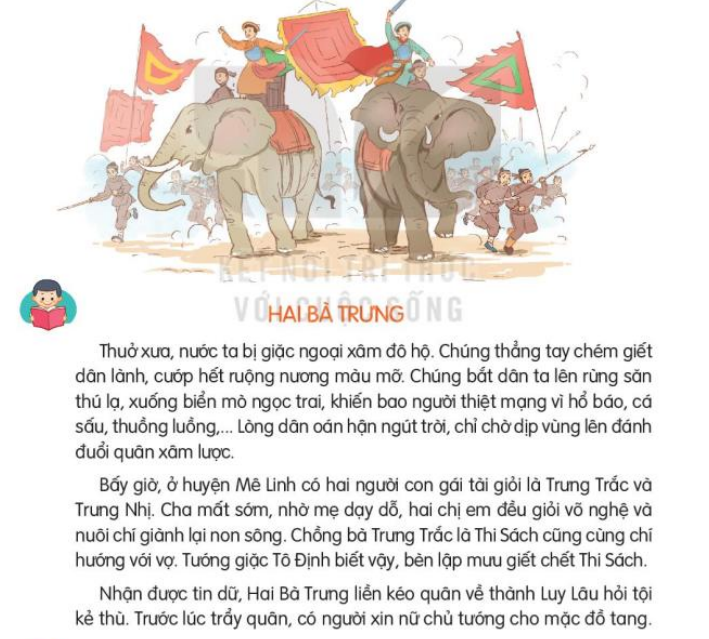 Tiếng Việt lớp 3 Tập 2 Bài 23: Hai Bà Trưng | Kết nối tri thức